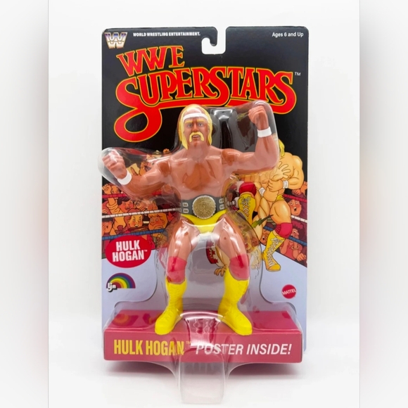 WWE | Toys | Wwe Ljn Hulk Hogan Black Card Action Figure New Wwf ...